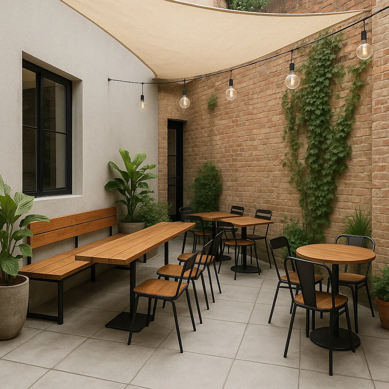 7 Konsep Cafe Outdoor Estetik, Gaya Vintage sampai Rustic yang Hits di ...