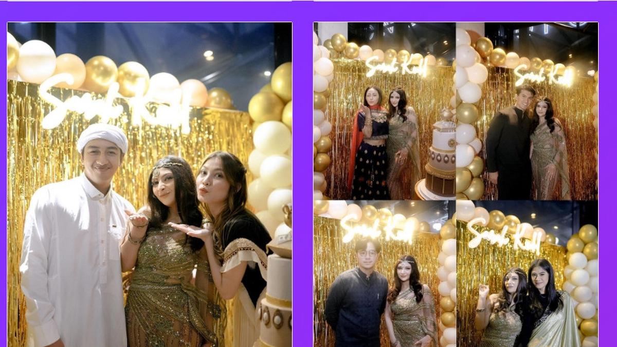 6 Potret Ultah Sarah Keihl Bertema Dubai Night Dihadiri Rachel Vennya ...
