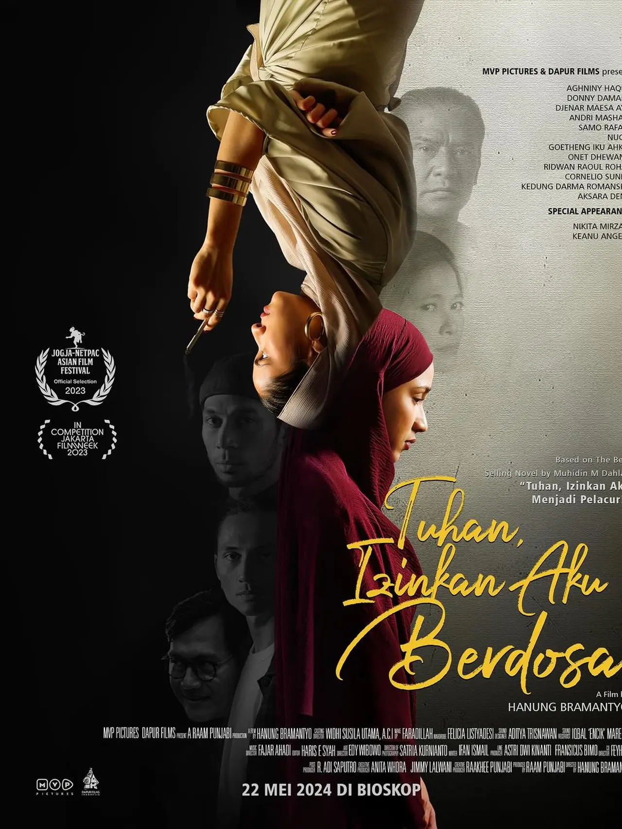 6 Tokoh Penting Film Tuhan Izinkan Aku Berdosa, Dibintangi Aghniny ...