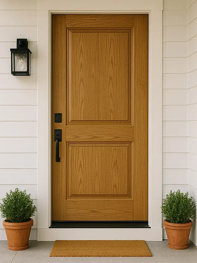 7 Contoh Model Pintu Depan Rumah dengan Desain 1 Pintu, Modern dan ...