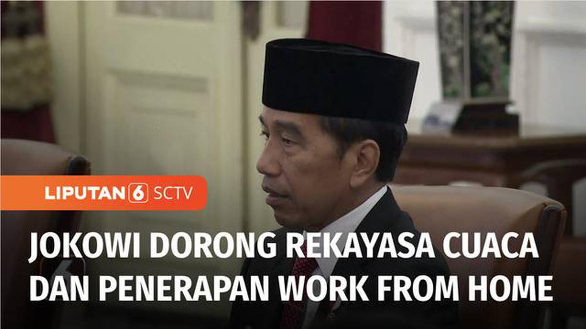 VIDEO: Kualitas Udara di Jakarta Buruk, Jokowi Dorong Rekayasa Cuaca dan Penerapan WFH - TV ...