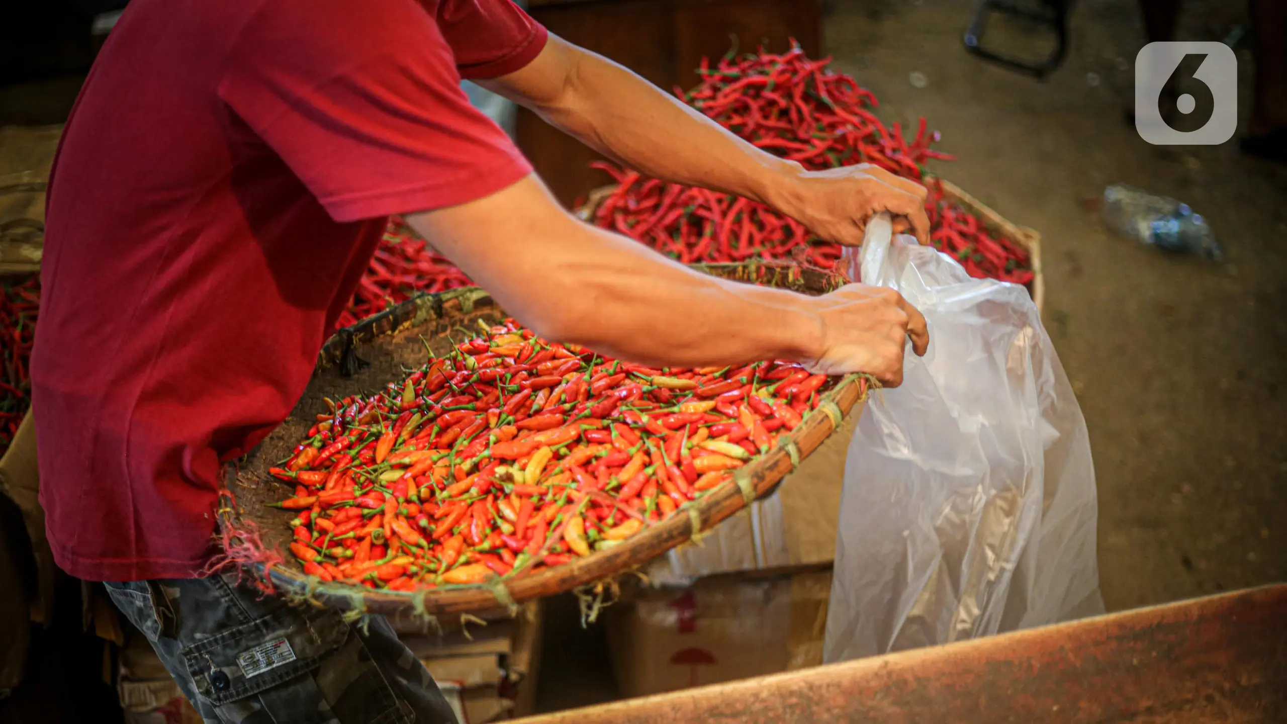 Harga Pangan Hari Ini: Cabai Rawit Merah Masih Mahal
