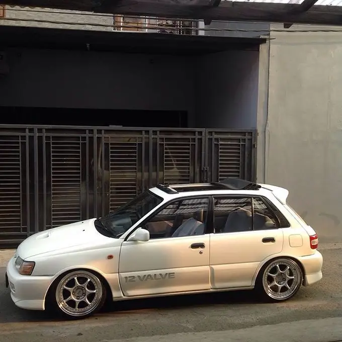 Modifikasi Mobil Starlet – Starlet Kapsul Modifikasi "Turbo Look" Buat ...