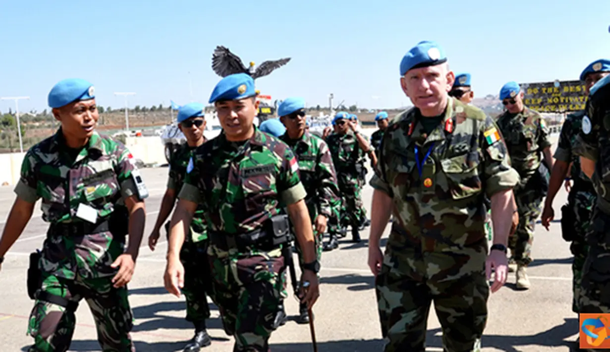 DFC UNIFIL Kunjungi AOR Indobatt - Foto Liputan6.com