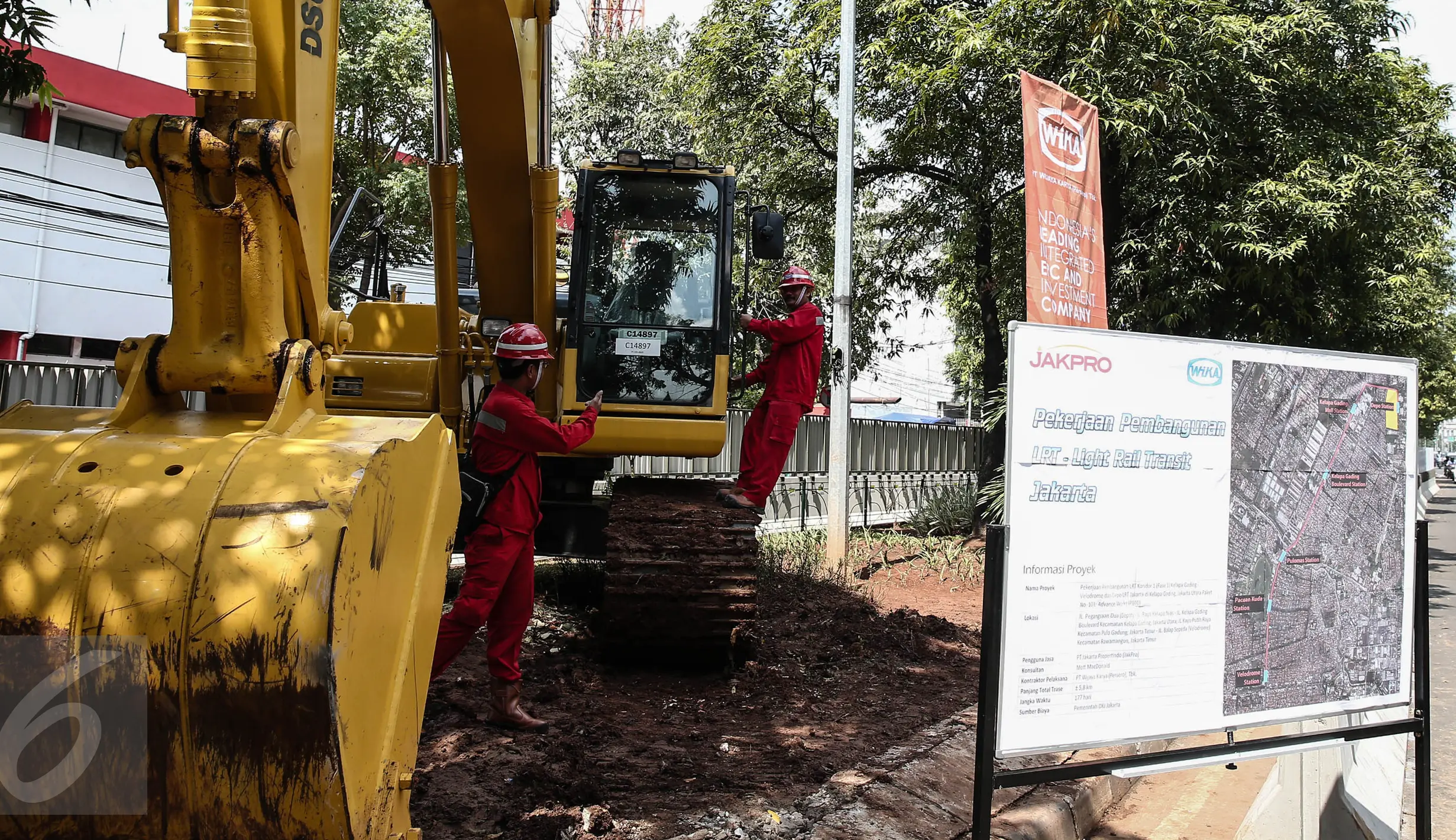 Penampakan Proyek LRT Jakarta yang Mulai Dibangun - Page 1 - Foto ...