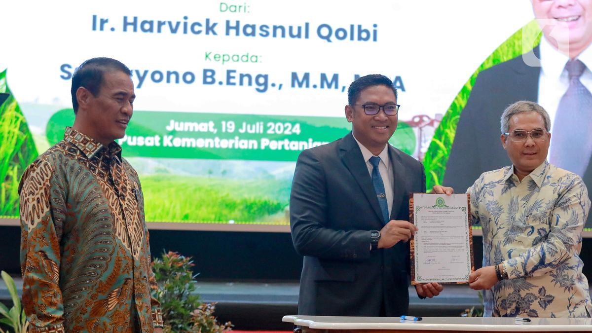 Sudaryono Resmi Terima Jabatan sebagai Wakil Menteri Pertanian - Foto ...