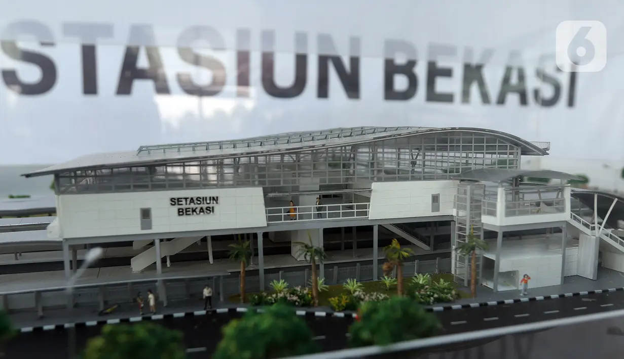 FOTO: Pengoperasian Bangunan Baru Stasiun Bekasi - Foto Liputan6.com