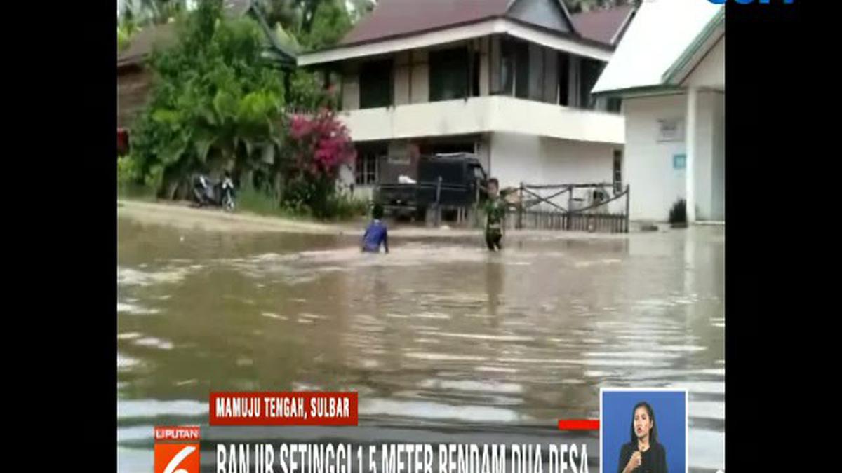 Tak Kunjung Surut, Banjir di Mamuju Mencapai 1,5 Meter - News Liputan6.com