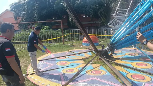 Hasil Olah TKP, Polisi Temukan Baut Penyangga Wahana Ontang-anting yang ...