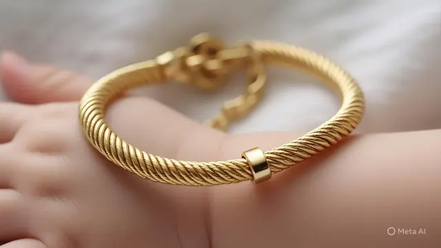 6 Model Gelang Emas Islami Terbaru untuk Bayi Newborn, Mulai dari Rp1 ...
