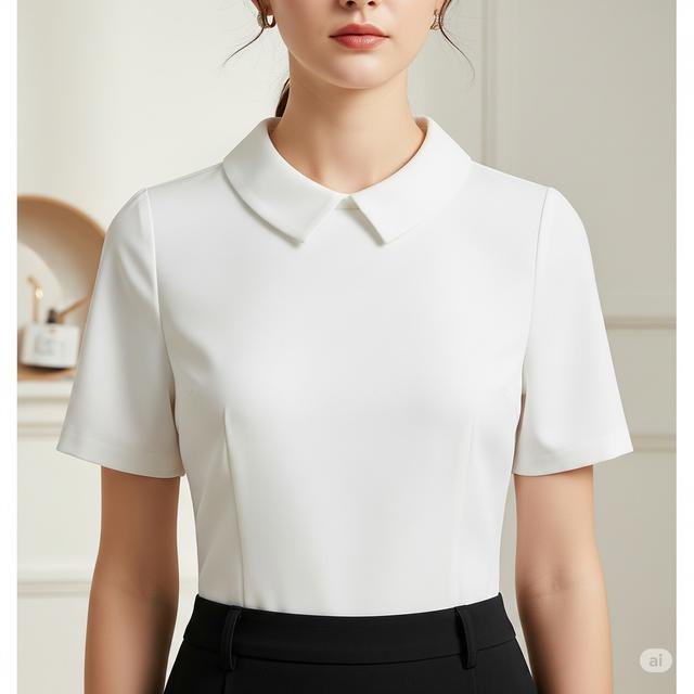 12 Model Atasan Polos Wanita Elegan Lengan Pendek untuk Tampilan ...
