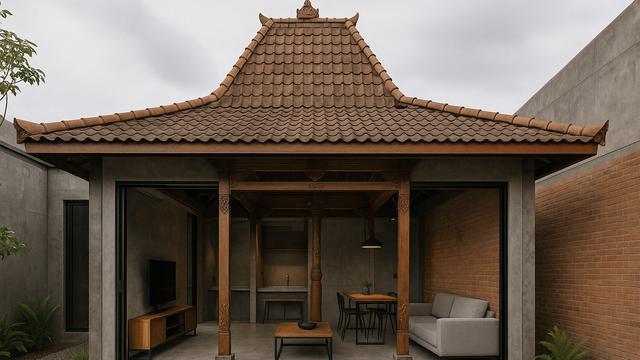 7 Model Rumah Joglo Modern Klasik 1 Lantai, Perpaduan Tradisi dan ...