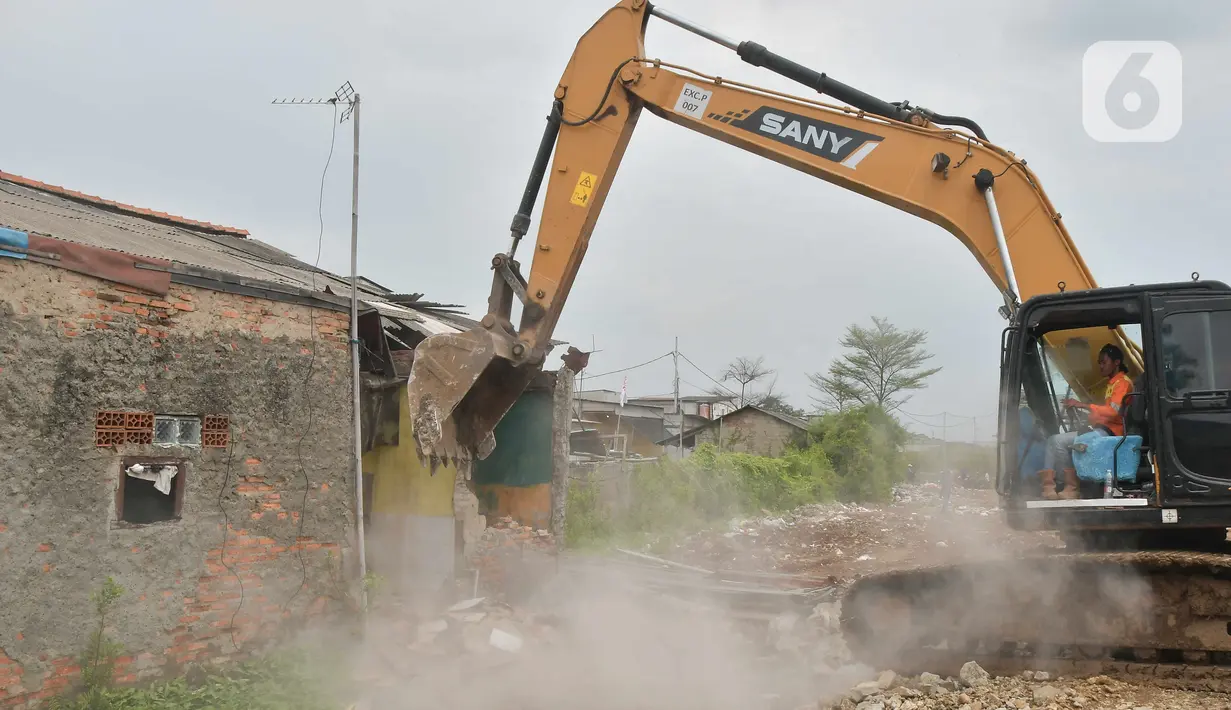 Pembebasan Lahan Proyek Tol Cibitung-Cilincing - Foto Liputan6.com