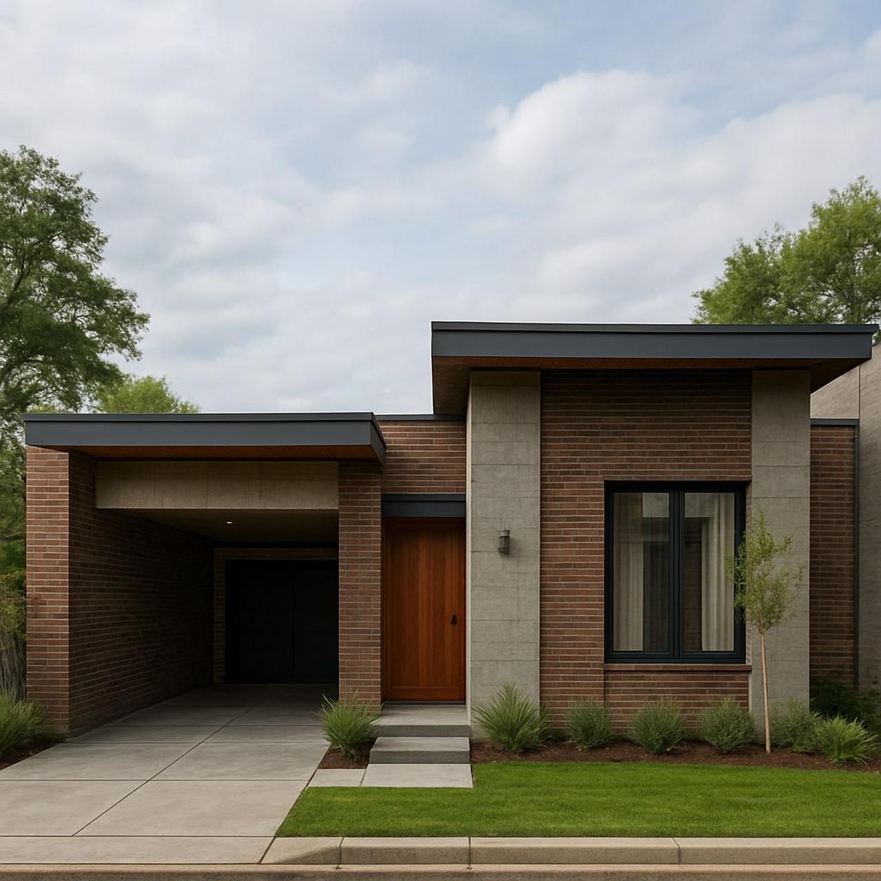 8 Model Rumah Leter L yang Estetik Tampak Depan, Bikin Betah