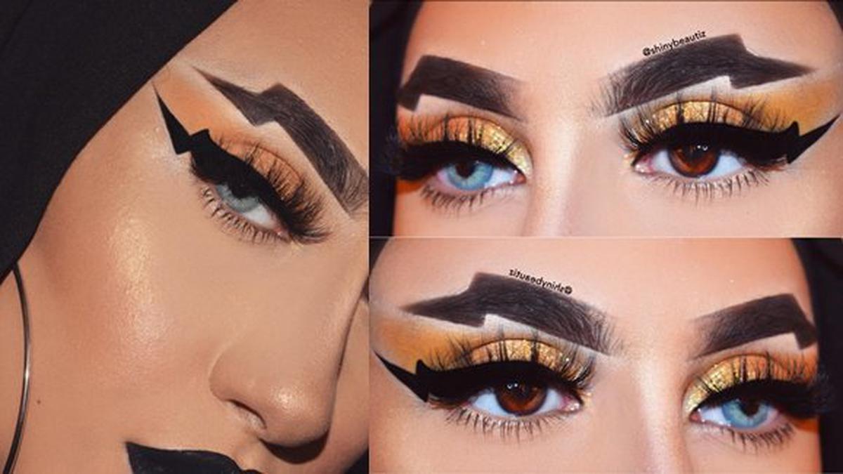 Makin Unik & Aneh:Tren Kecantikan Terbaru Alis Petir, Kamu Berani Coba ...