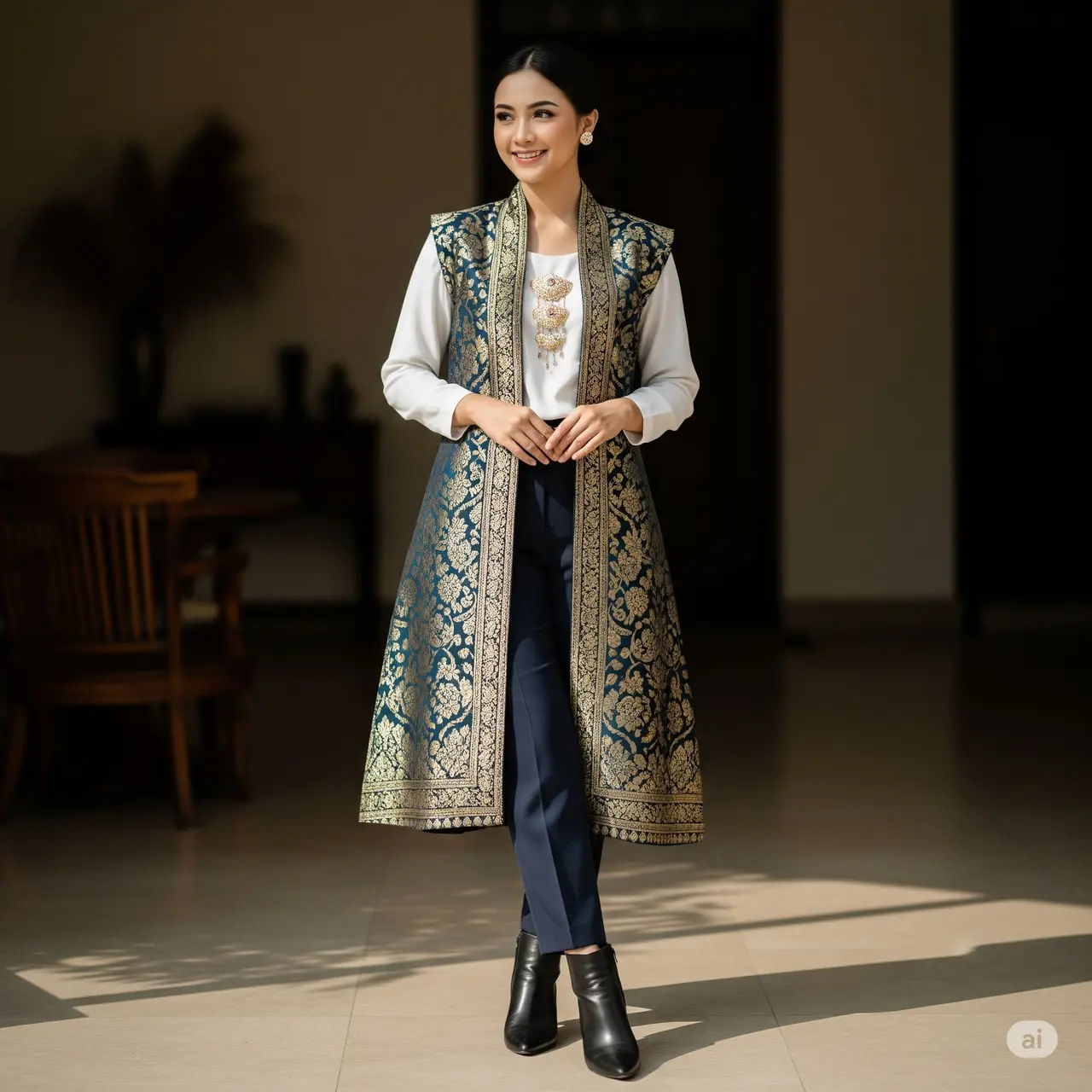 7 Model Rompi Brokat Tanpa Lengan Terbaru 2025, Simak Tips Padu Padan ...