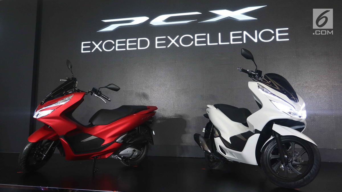 FOTO: Penampilan Skutik Premium All New Honda PCX - Foto Liputan6.com