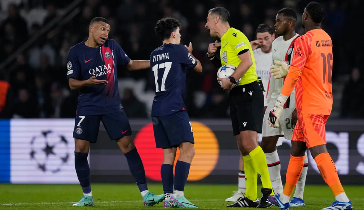 Hasil Liga Champions: PSG Puncaki Klasemen Grup F Usai Lumat AC Milan ...