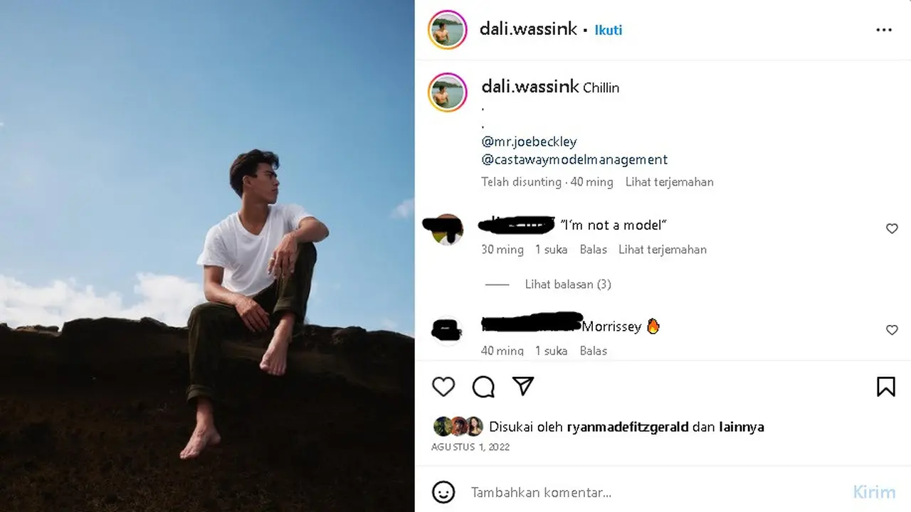 6 Pesona Dali Wassink, Ayah dari Bayi Jennifer Coppen yang Hamil 23 ...