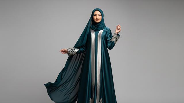 9 Model Gamis Silk Jatuh Bordir, Pesona yang Elegan dan Timeless