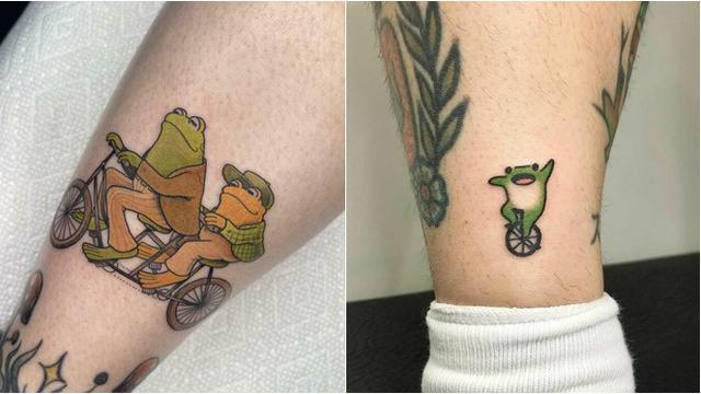 6 Potret Desain Tato Katak Ukuran Besar Vs Kecil, Sama-Sama Memukau