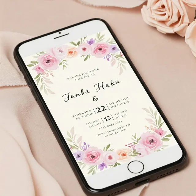 6 Contoh Desain Undangan Pernikahan Digital yang Keren dan Kekinian ...