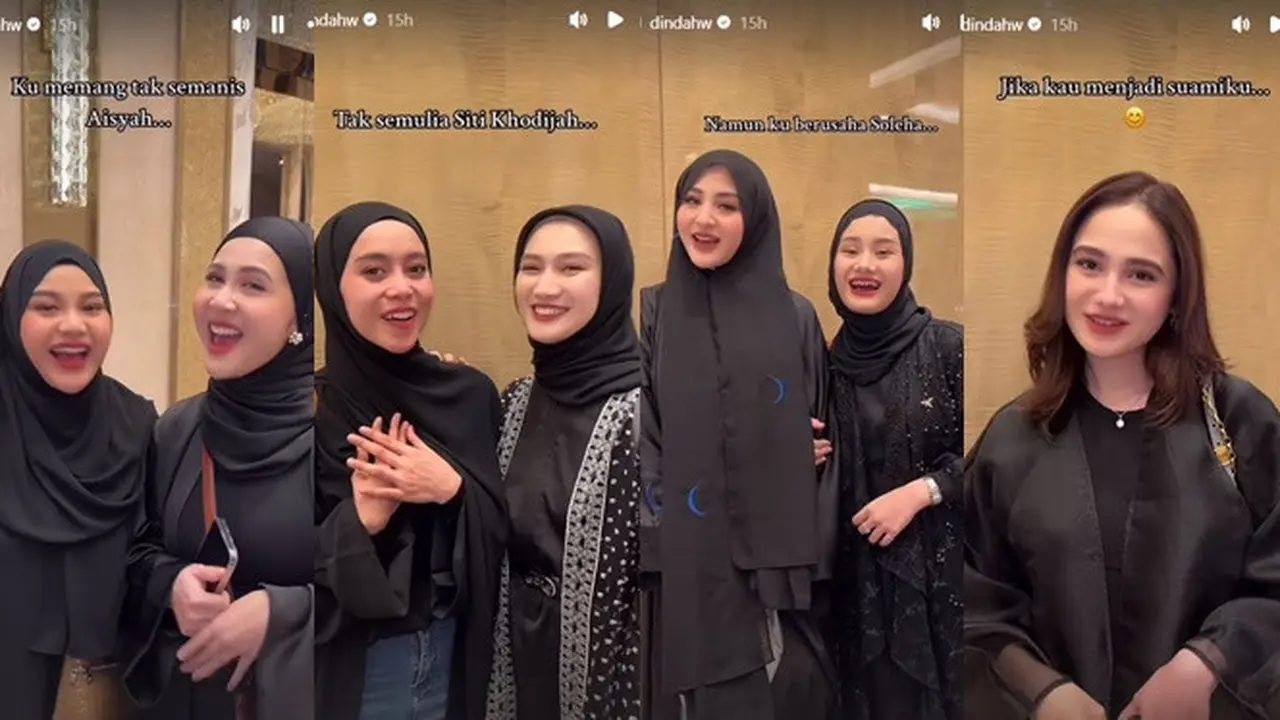 6 Potret Geng Mamayu Bukber Pakai Dresscode Hitam, Rayakan Ultah Melody ...