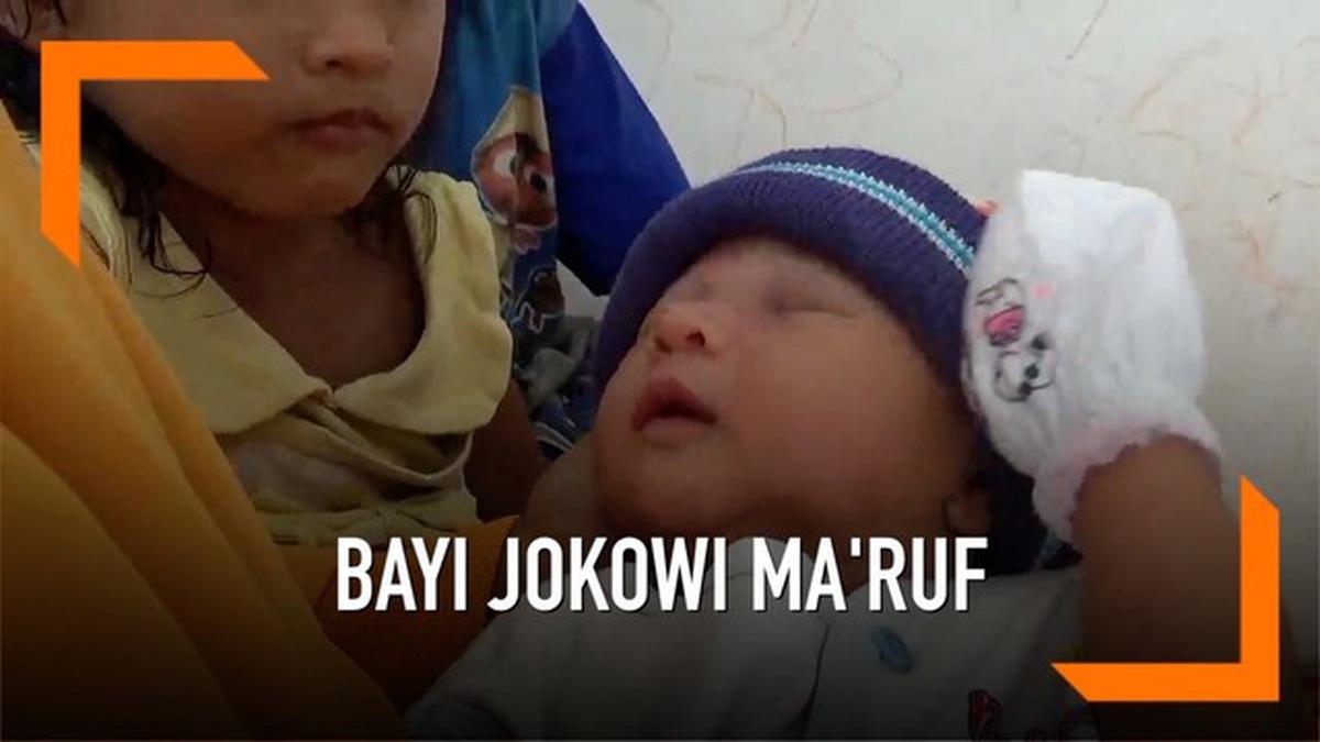 VIDEO: Berkenalan dengan Bayi Bernama Jokowi Ma'ruf - Regional Liputan6.com