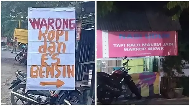 6 Tulisan di Warung Kopi Ini Kocak, Bikin Pembeli Mengerutkan Kening - Hot Liputan6.com