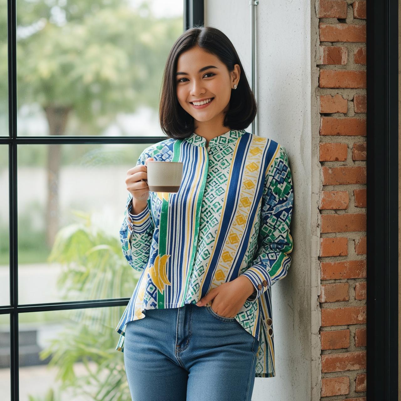 7 Model Baju Lurik Wanita Kombinasi Terkini, Inspirasi Tampil Anggun ...