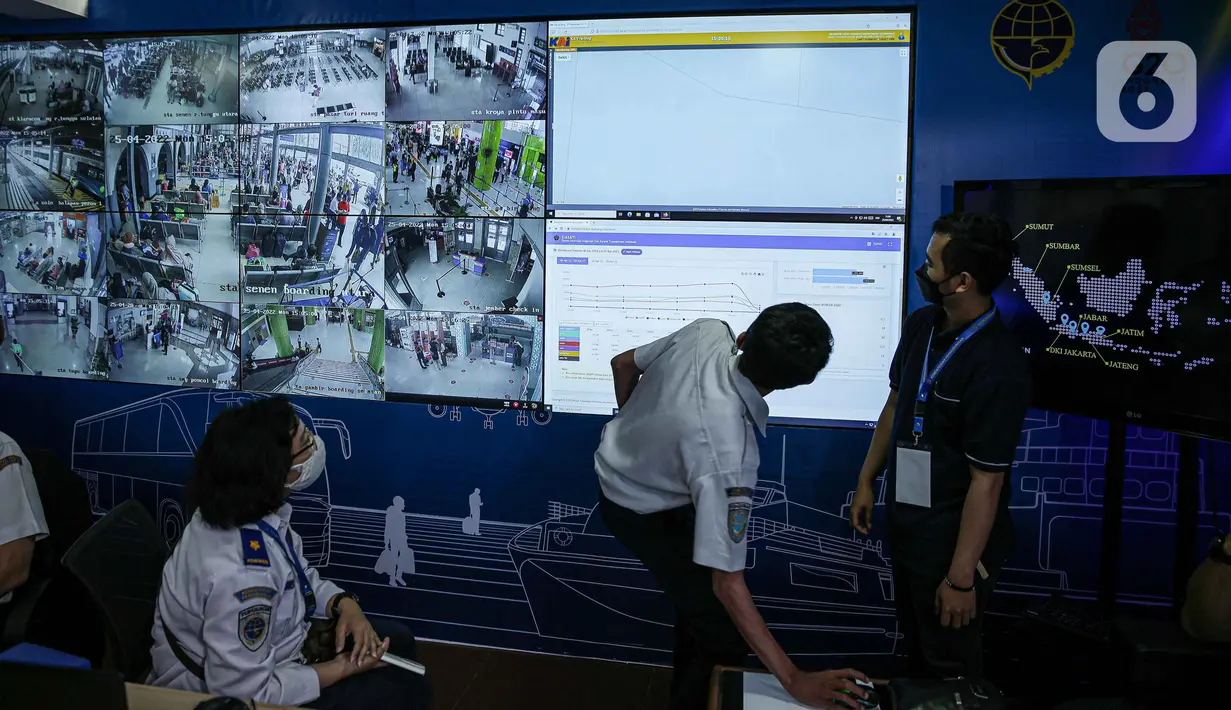 FOTO: Melihat Lebih Dekat Command Center Arus Mudik Lebaran 2022 - Foto ...