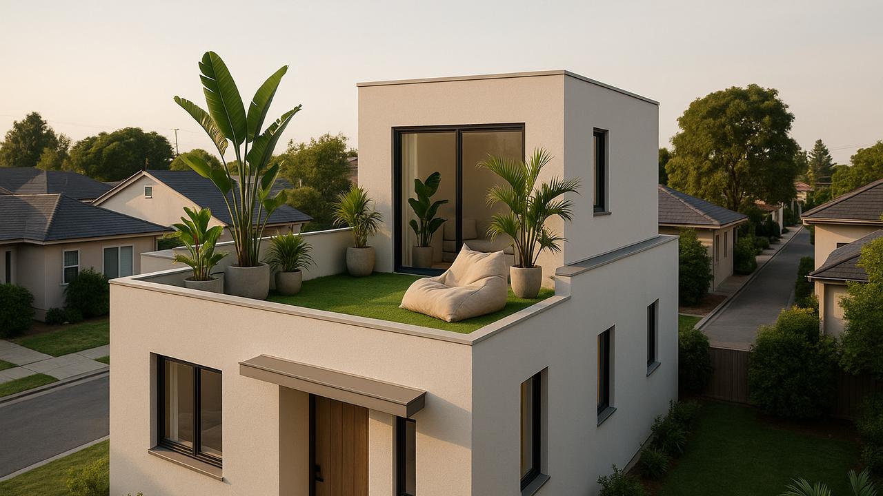9 Model Rumah Kecil dengan Rooftop ala Pinterest, Inspirasi Nyaman dan ...
