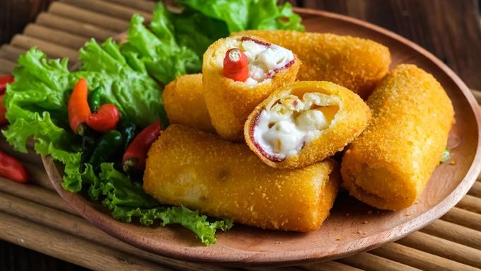 Resep Risol Ayam Macaroni Carbonara - Food Fimela.com