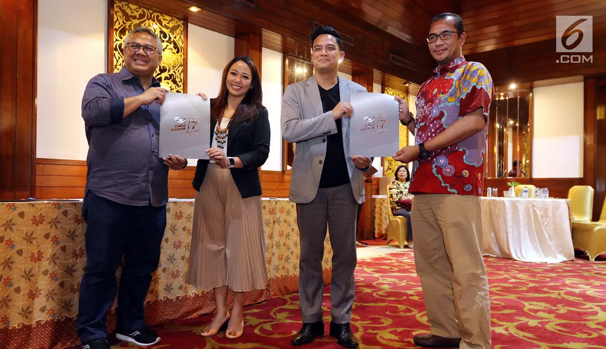 FOTO: Penandatanganan Pakta Integritas Debat Kedua Capres - Foto Liputan6.com