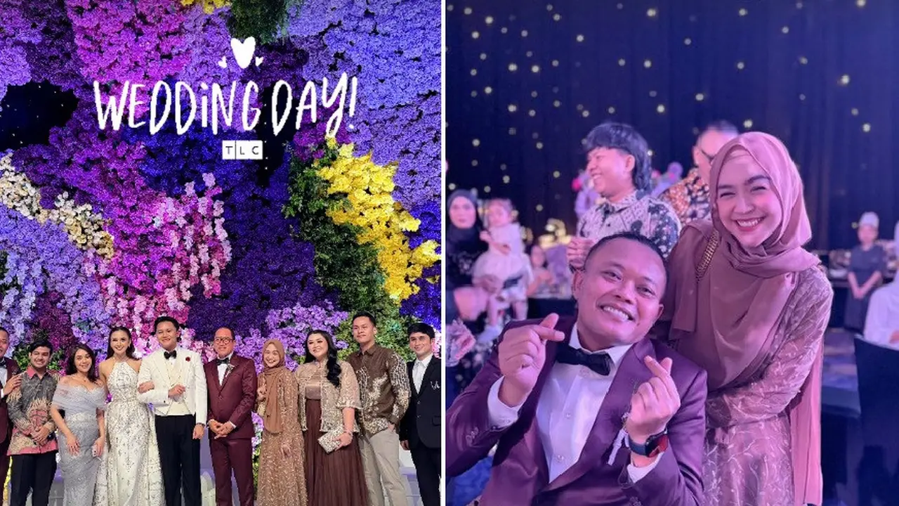 12 Potret Artis Kondangan Ke Pernikahan Rizky Febian dan Mahalini ...