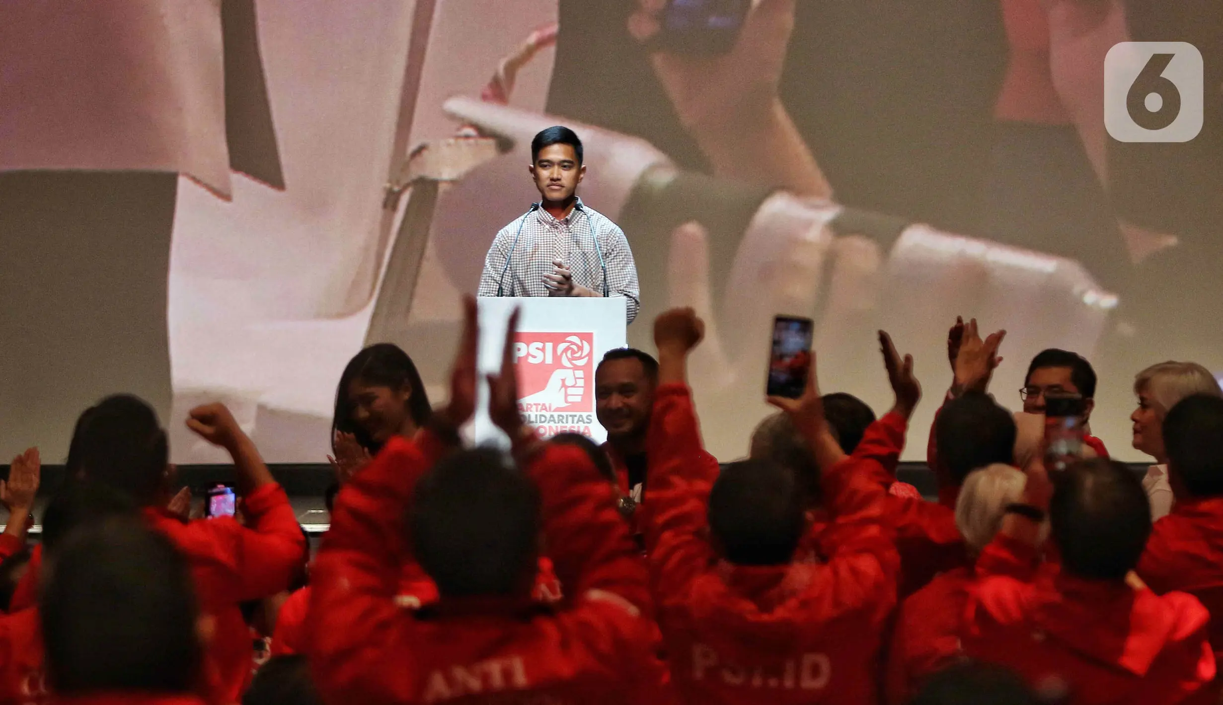 Usai Dilantik Jadi Ketua Umum PSI, Kaesang Pangarep Langsung Beri Pidato Politik - Foto Liputan6.com