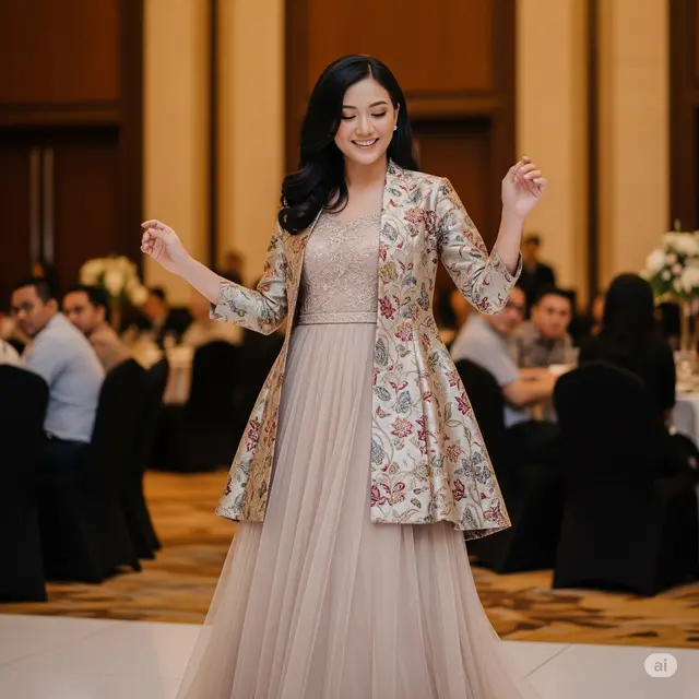 7 Model Gaun Batik Pesta Mewah 2025, Stylish dan Elegan untuk Curi Perhatian di Acara Spesial ...