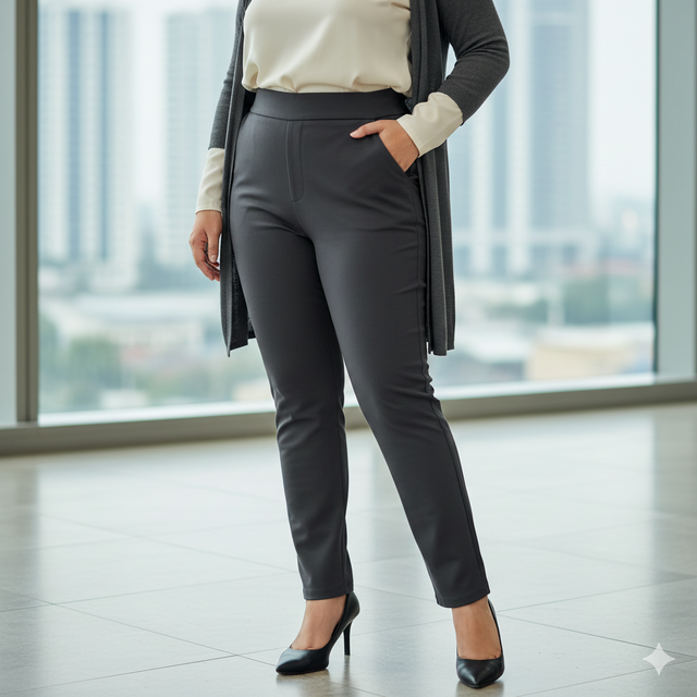 7 Model Celana Panjang Wanita Gemuk, Bikin Tampilan Lebih Proporsional ...