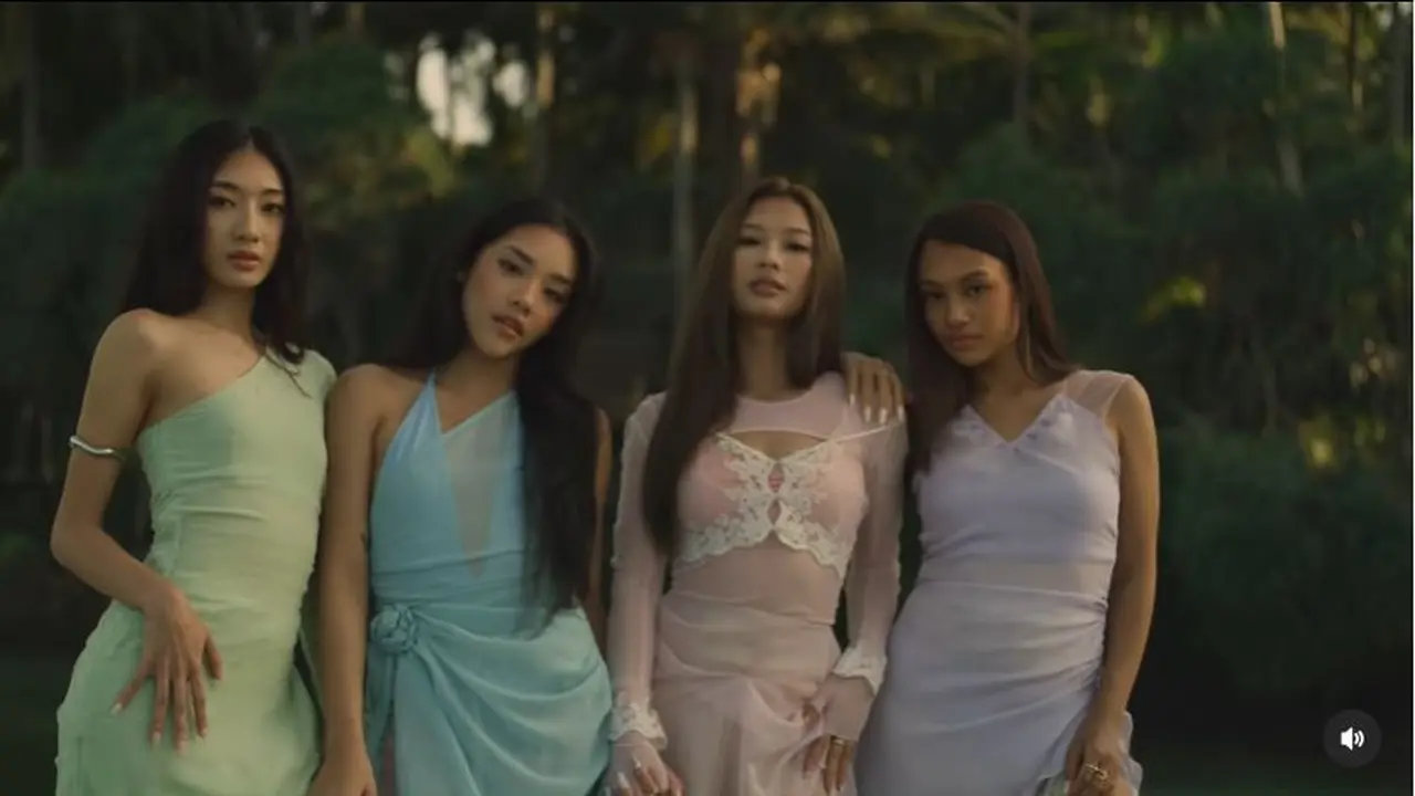 Potret 4 Member No Na, Girl Grup Indonesia di Bawah 88rising Siap Debut ...