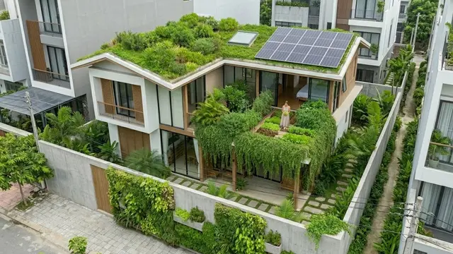 6 Ide Pagar Beton Ekspos dengan Sentuhan Tanaman Rambat, Fasad Rumah ...