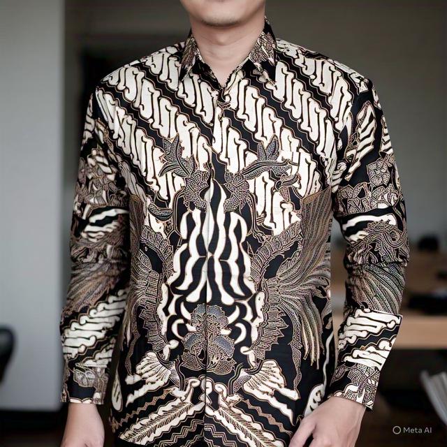 7 Model Batik Terbaru Pria Lengan Panjang 2025, Sederhana Tapi Terlihat ...