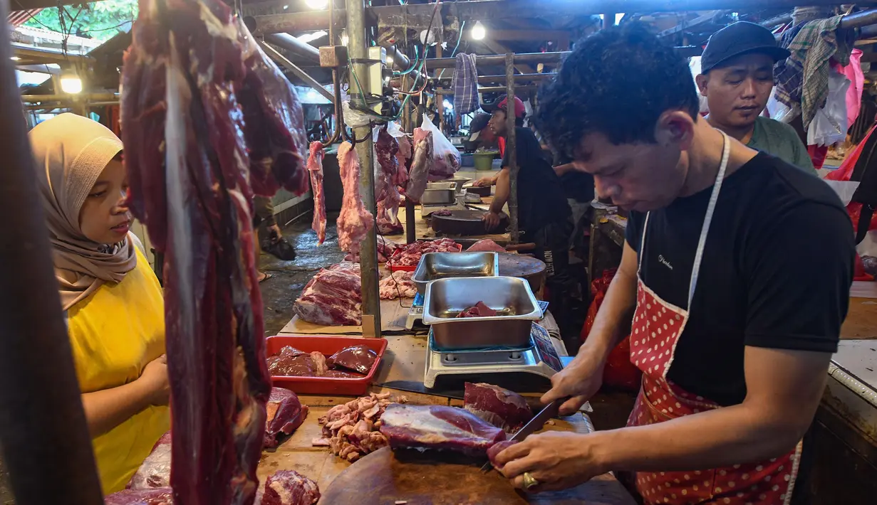 Penjualan Daging Sapi Menurun - Foto Liputan6.com