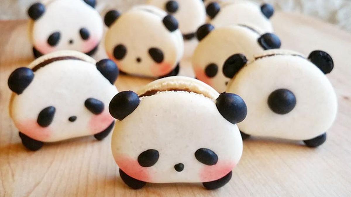 Macaron Panda: Lucu Banget Sampai Nggak Tega Memakannya - Photo Fimela.com