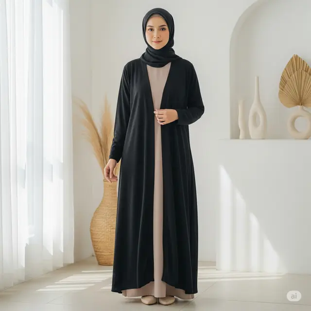 6 Inspirasi Model Gamis Terbaru Bernuansa Estetik 2025, Modern dan ...