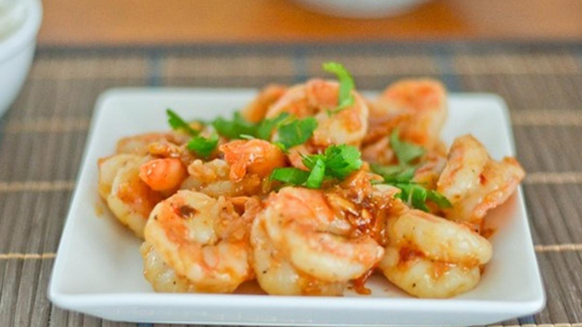 Resep Tumis Udang Pedas Manis