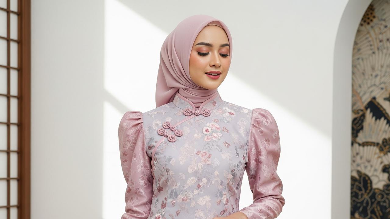 7 Model Dress Cheongsam untuk Lebaran 2026, Tampil Mewah Tanpa Terlihat ...