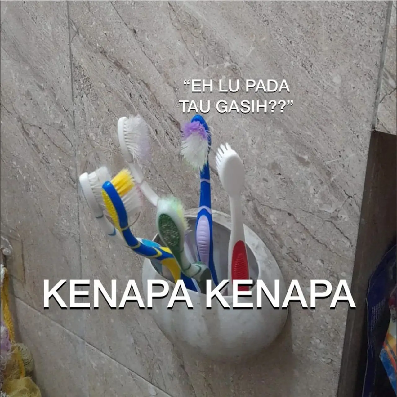 6 Meme Kocak Foto Sikat Gigi Bak Sedang Rapat Ini Bikin Ngakak - Hot ...