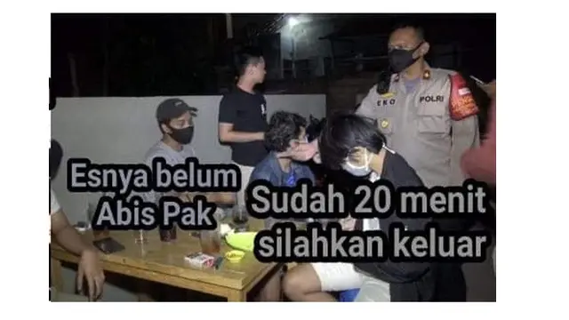 7 Meme Aturan Makan 20 Menit saat PPKM Level 4 Ala Netizen, Ada-ada ...