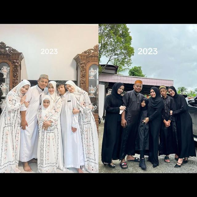 Keren, Ini Potret Foto Keluarga Jalani 9 Kali Lebaran yang Kompak Banget