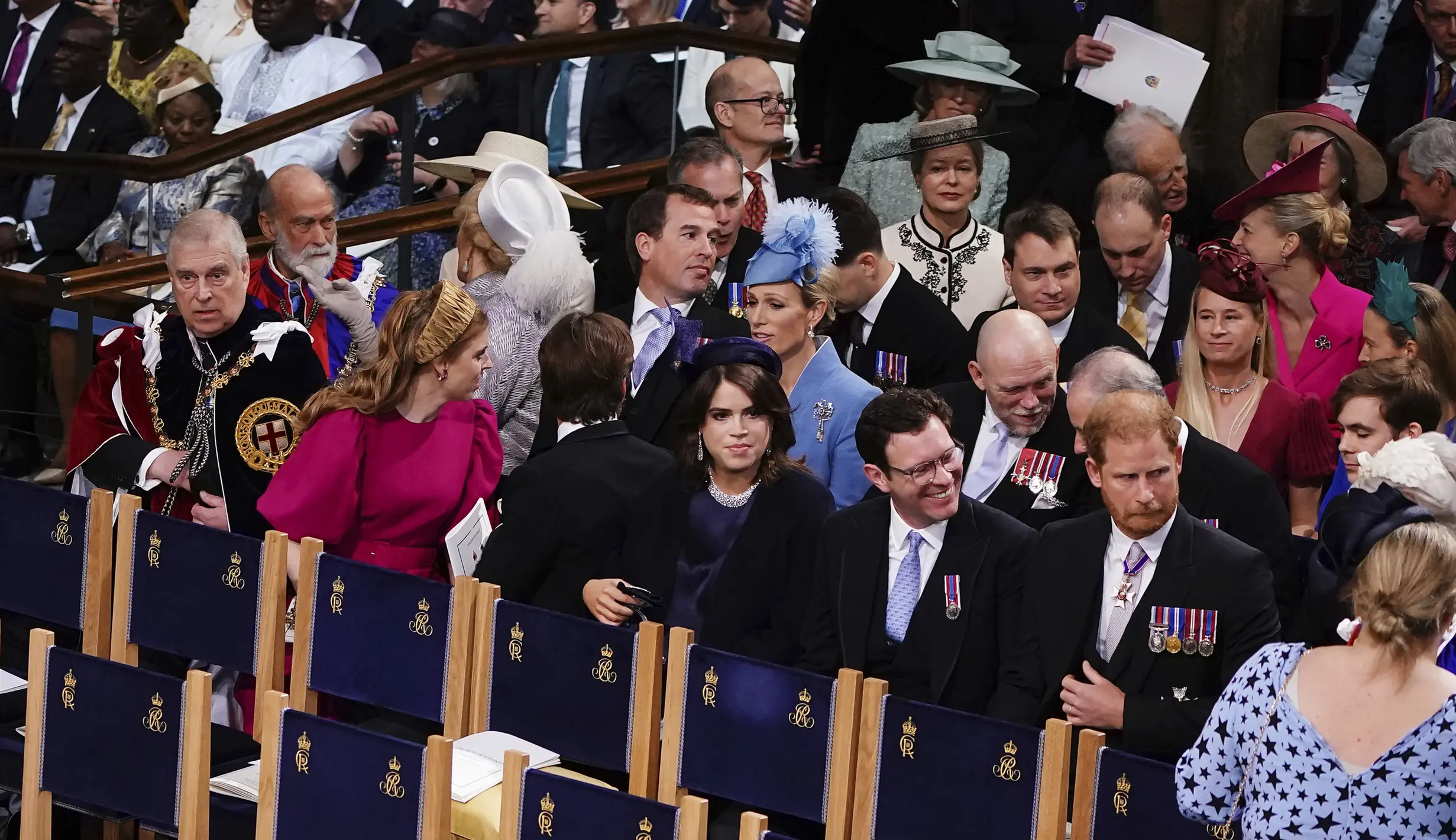 Penobatan Raja Charles Iii Pangeran Harry Tiba Di Westminster Abbey